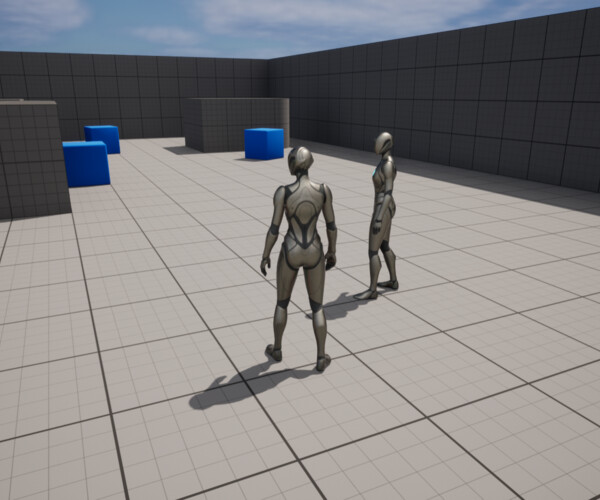 Artstation Simple Network Multiplayer Unreal Engine 5 Game Assets