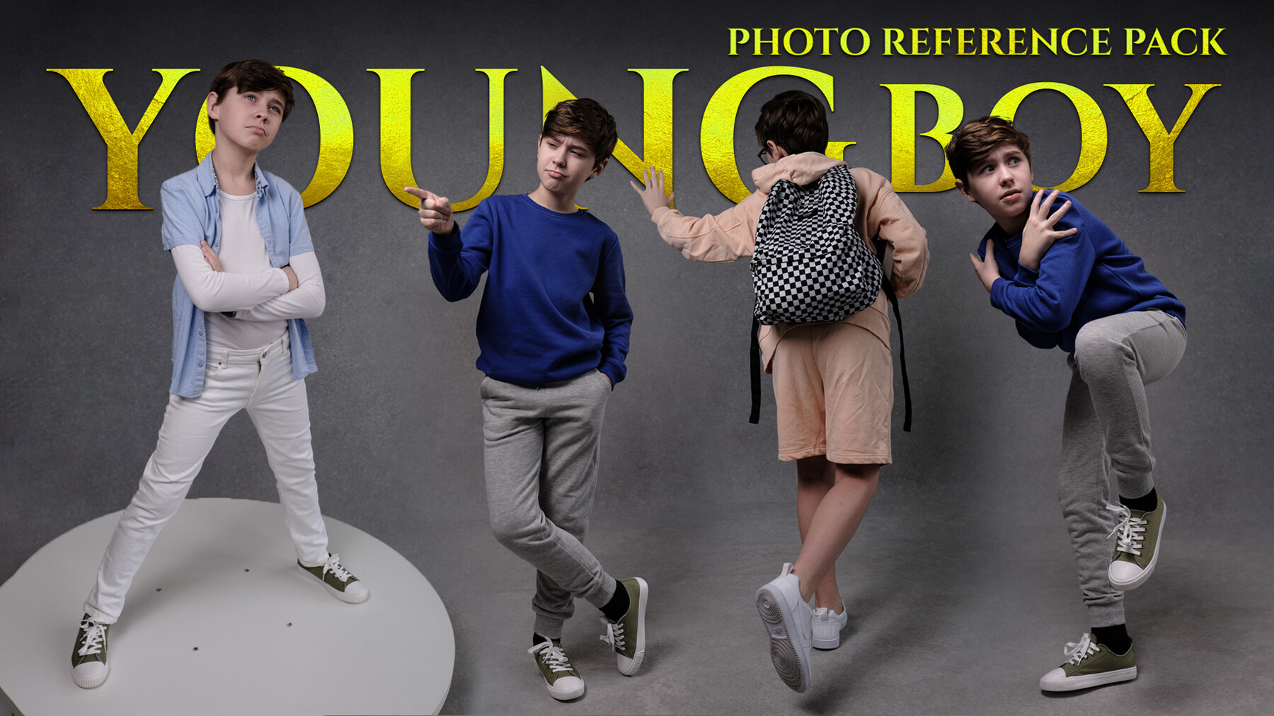 ArtStation - A Young Boy- Photo reference pack for artists 549 JPEGs noAI | Resources