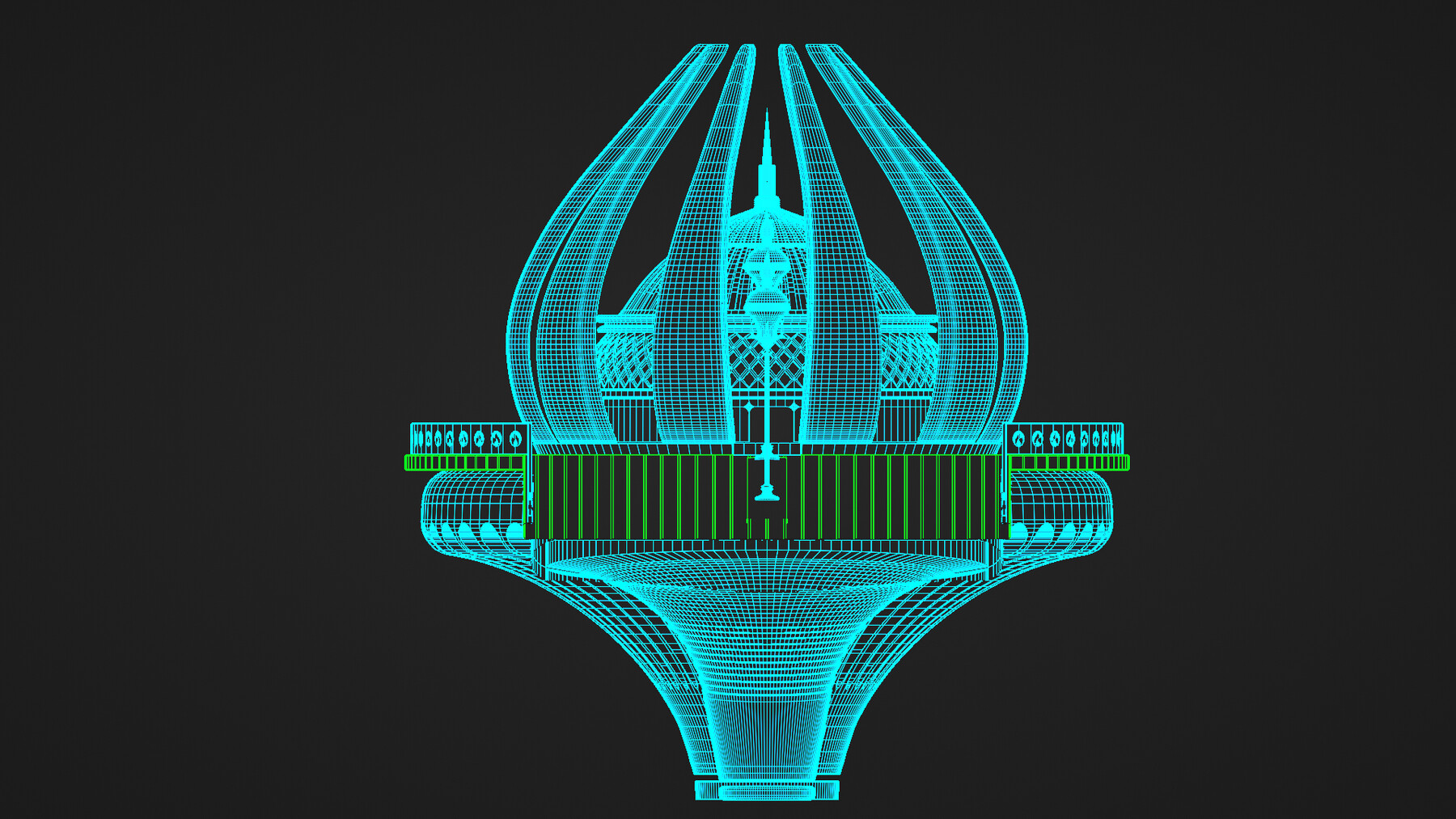 ArtStation - Fantasy Futuristic Bridge 3D model | Resources