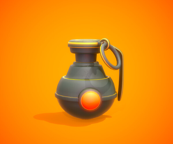 ArtStation - Stylized Grenade | Game Assets