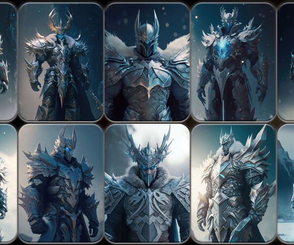 ArtStation - 140 Ice King Reference Pack | 8K | v.4 | Artworks
