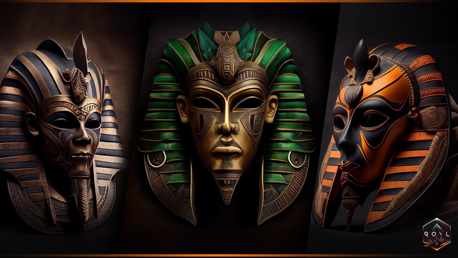ArtStation - 303 Egyptian Mask reference Modeling /Designing Vol 03 ...
