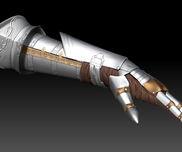 ArtStation - Hand Wrist Elbow Armor Sculpt | Resources