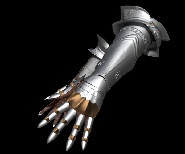 ArtStation - Hand Wrist Elbow Armor Sculpt | Resources