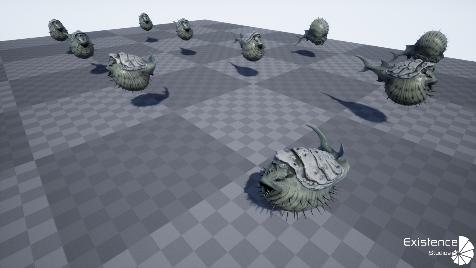 ArtStation - Fish low poly model / Porcupinefish Diodon lowpoly / ocean ...