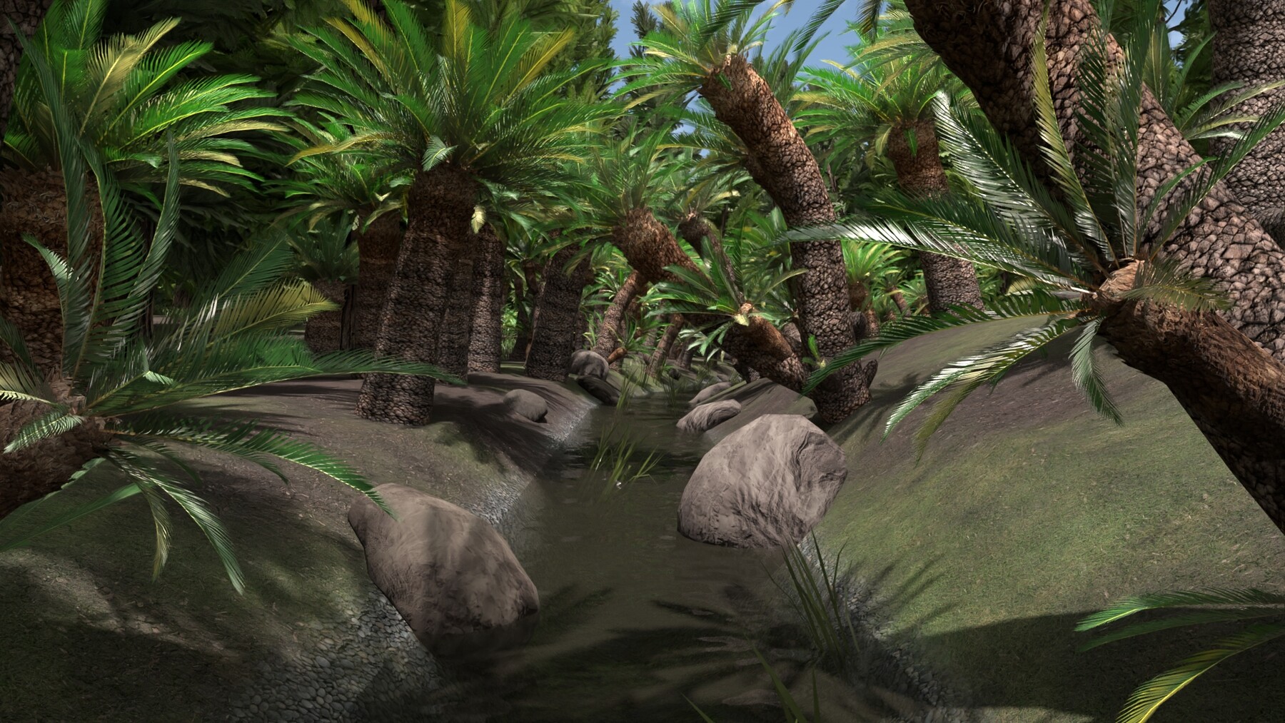 ArtStation - 3D Model: Mesozoic Landscape | Resources