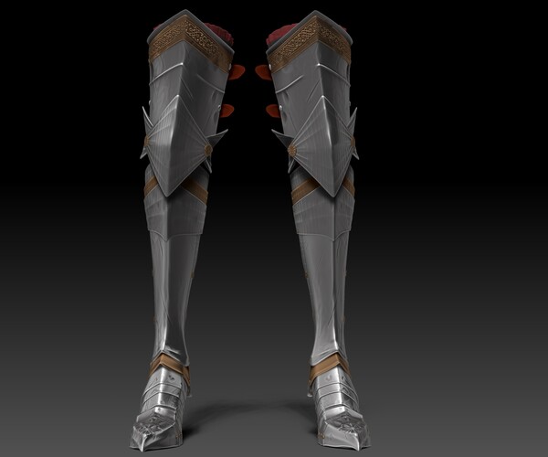 ArtStation - Leg Armor Set Sculpt Project | Resources