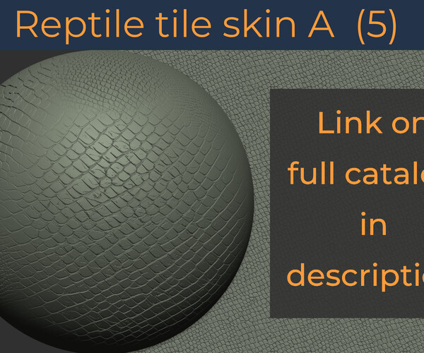ArtStation - 33 seamless alphas | Reptile skin pack VOL 1 | Brushes