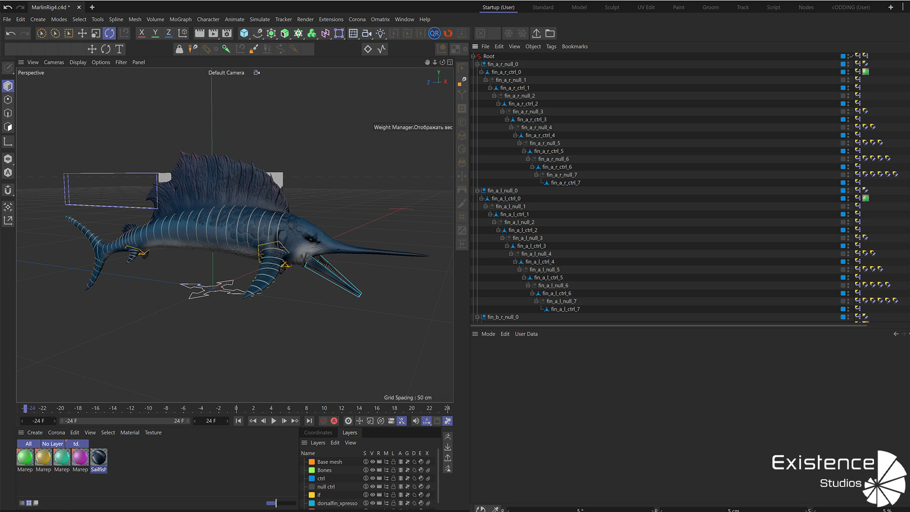 ArtStation - Monster fish / Fish low poly model / Sailfish lowpoly fish ...