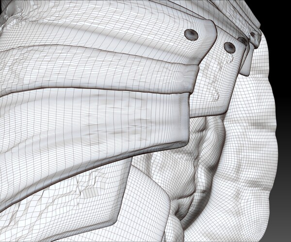 ArtStation - Shoulder Armor Sculpt | Game Assets