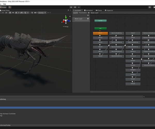 ArtStation - Fish low poly model / Caridean Shrimp fish lowpoly / ocean ...