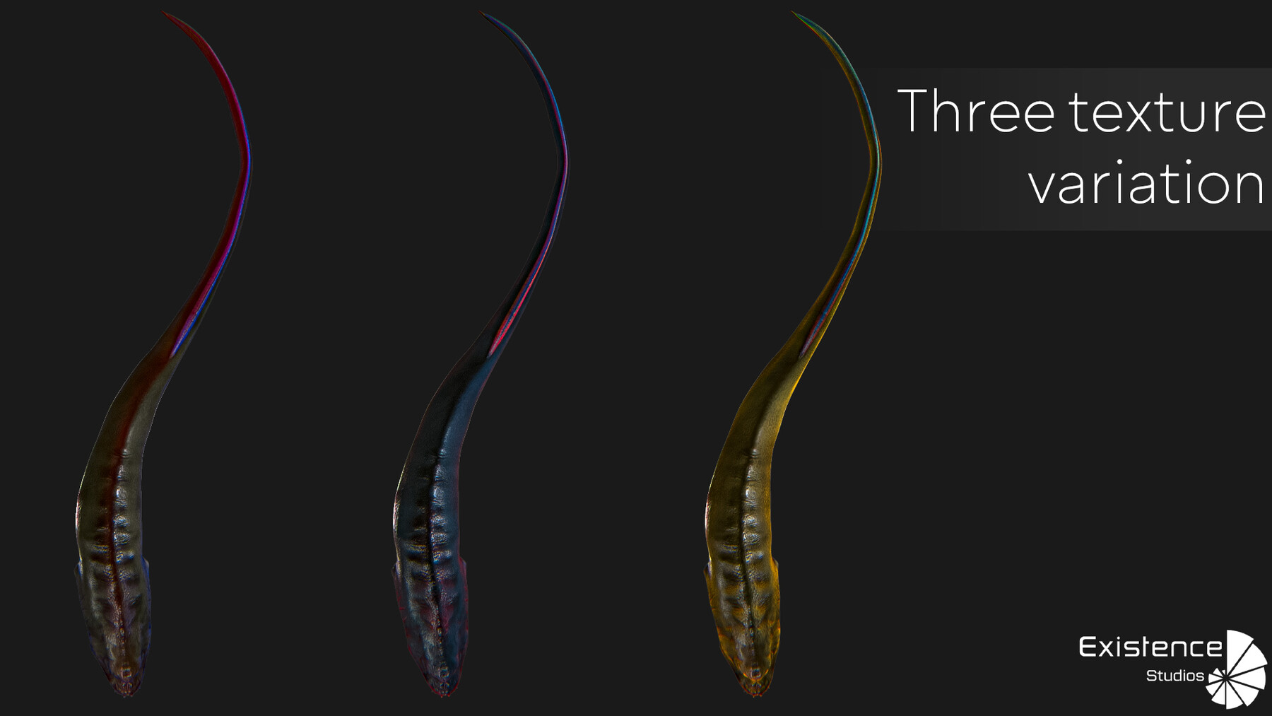 ArtStation - Fish low poly model / Moray Eel lowpoly fish / ocean horror / monster fish / #4 ...