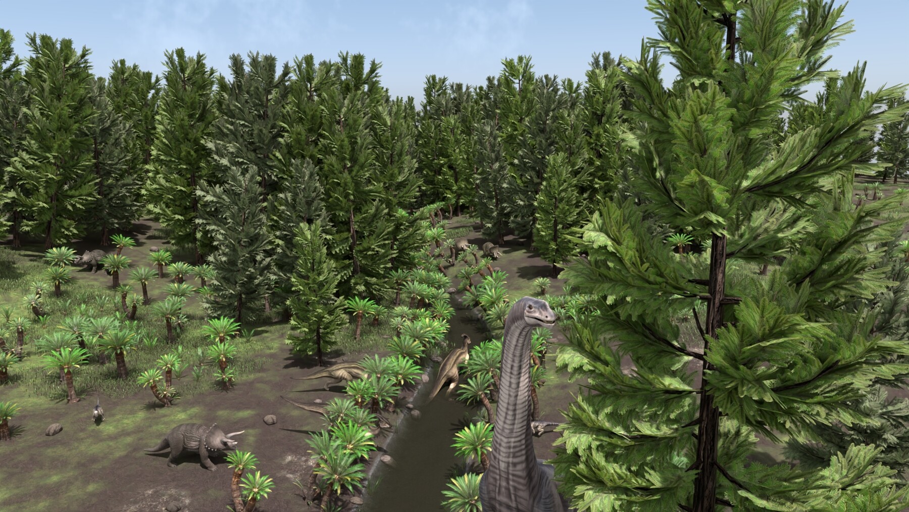 ArtStation - 3D Model: Mesozoic Landscape Dinosaur Collection | Resources