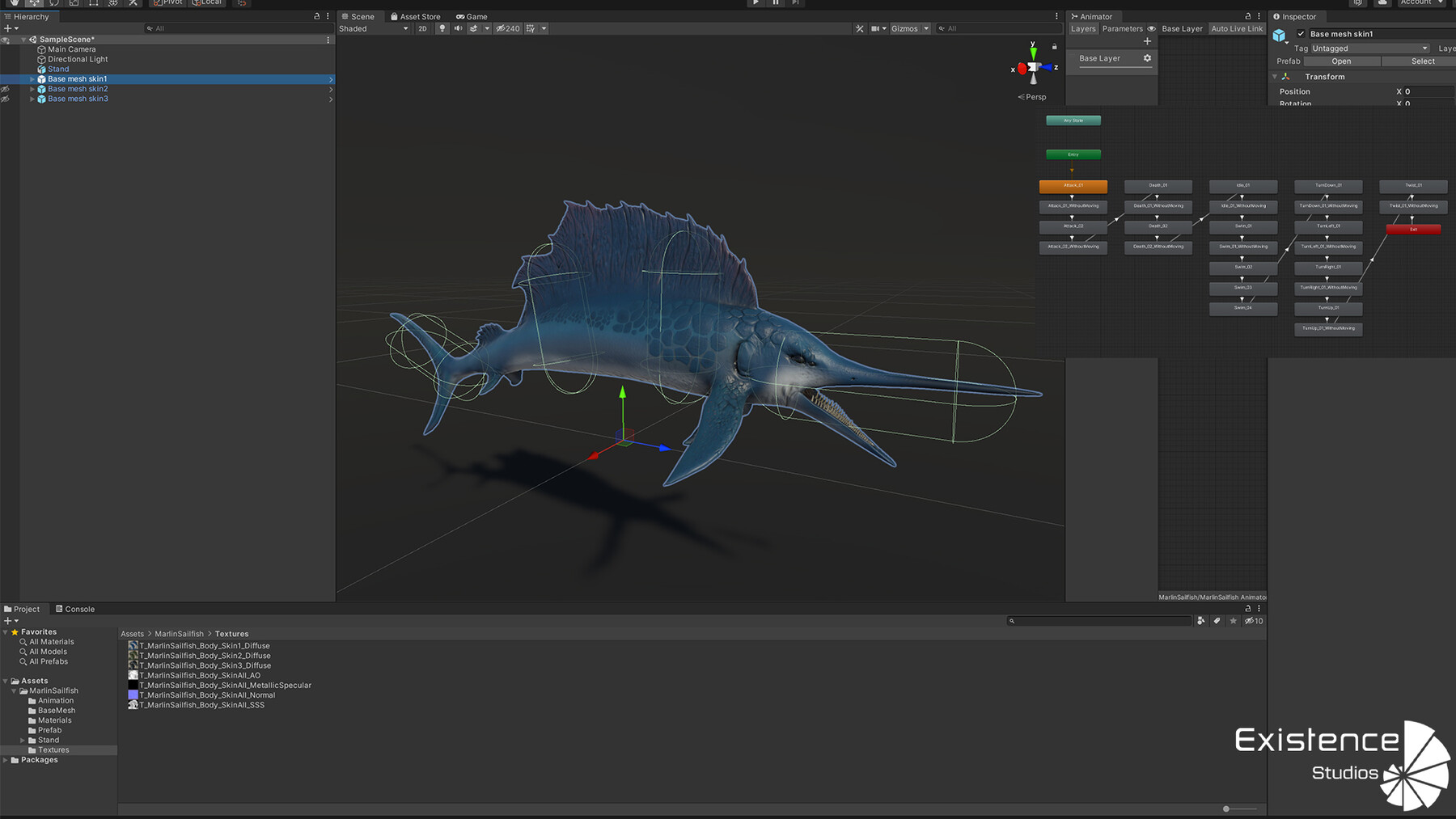 ArtStation - Ocean Monster Fish Pack / Fish low poly model / lowpoly ...