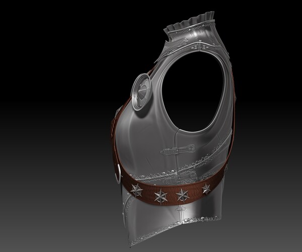ArtStation - Upper Chest Armor Sculpt Project | Game Assets