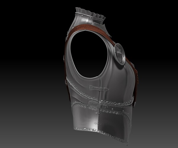 ArtStation - Upper Chest Armor Sculpt Project | Game Assets