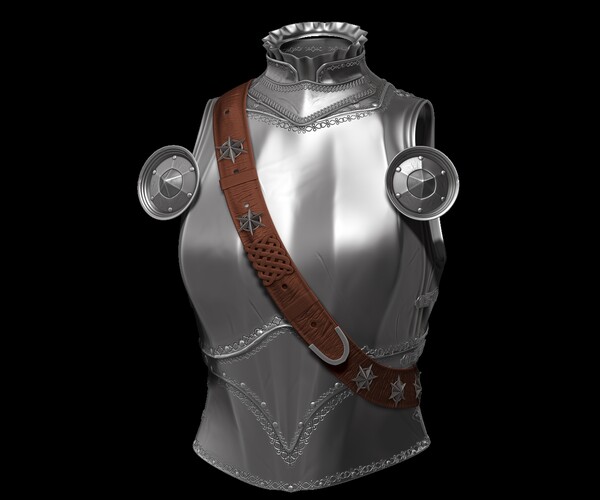 ArtStation - Upper Chest Armor Sculpt Project | Game Assets