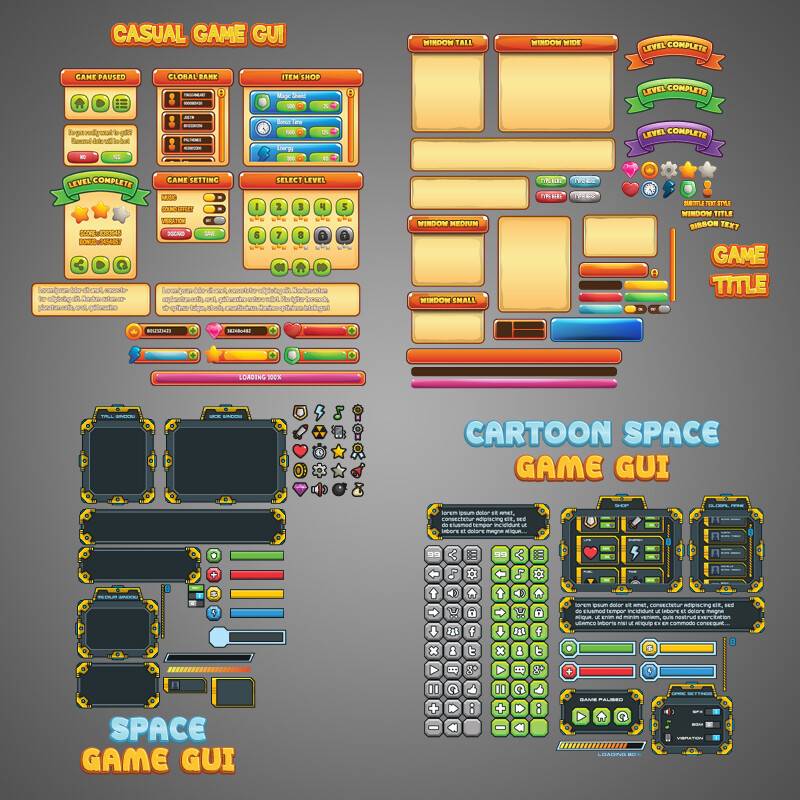 ArtStation - 2d Game Art Bundle 2018 | Game Assets