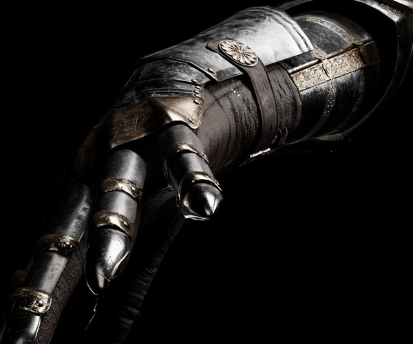 ArtStation - Female Hand And Wrist Armor MidPoly | Game Assets