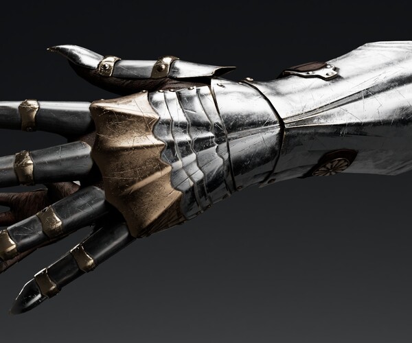 ArtStation - Female Hand Armor MidPoly | Game Assets