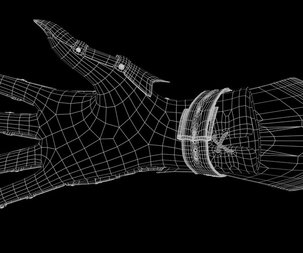 ArtStation - Female Hand Armor MidPoly | Game Assets