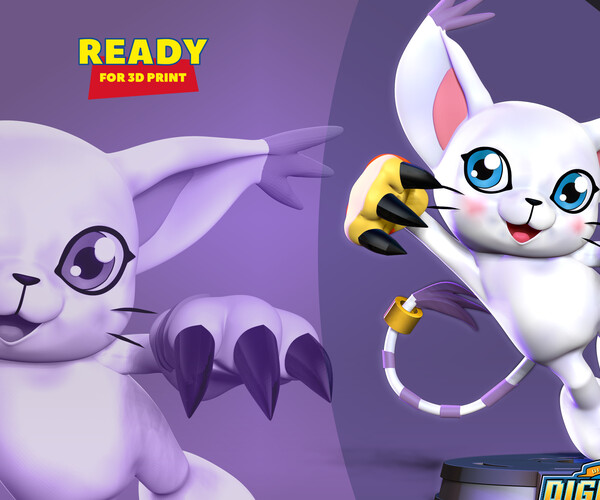 ArtStation - Tailmon - Digimon Adventure | Resources