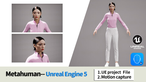 ArtStation - LILI-Capable women--Metahuman/Unreal engine 5/Motion capture/Facial capture | Game ...