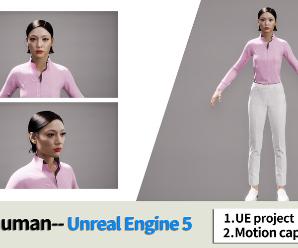 ArtStation - LILI-Capable women--Metahuman/Unreal engine 5/Motion ...