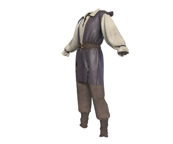 ArtStation - Medieval renaissance farmer peasant clothes | Resources