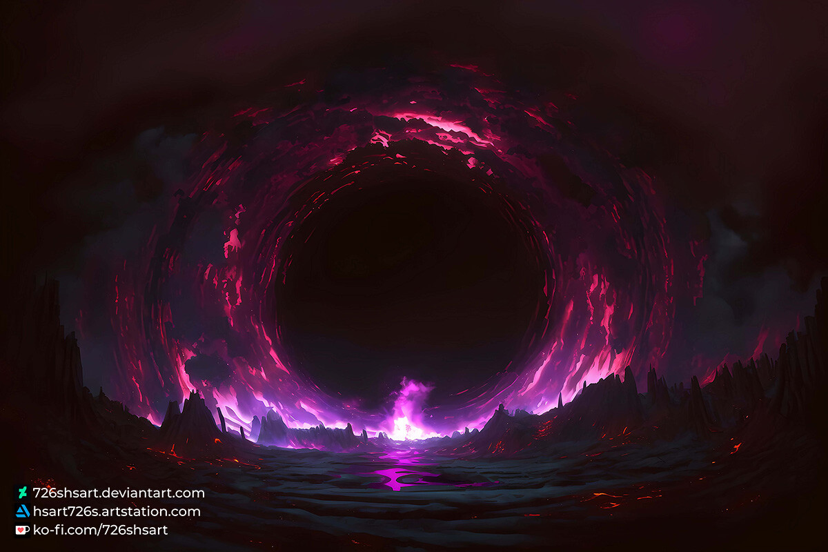 ArtStation - (11) Portals of The Elements - Complete set (Images + Prompts) | Artworks