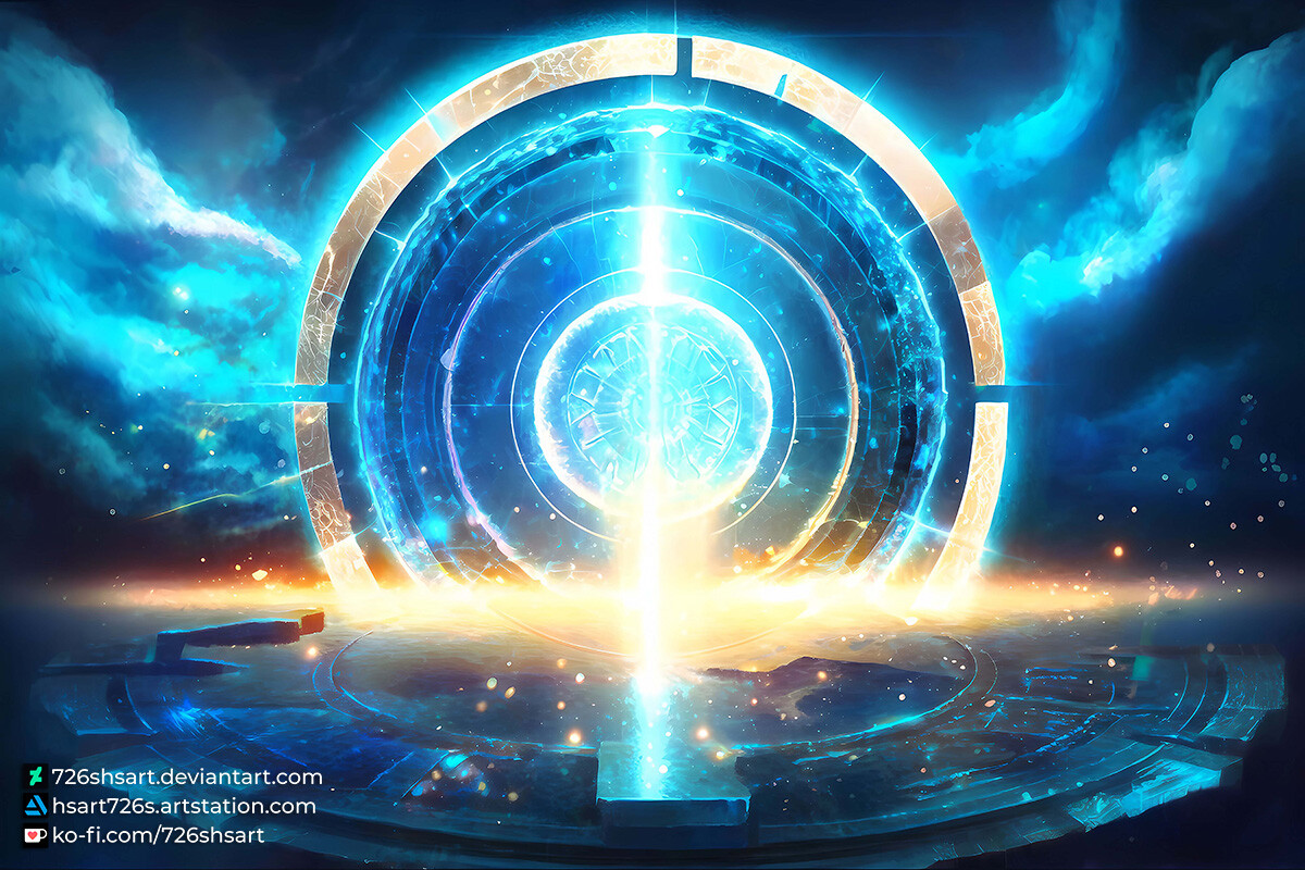 ArtStation - (11) Portals of The Elements - Complete set (Images ...