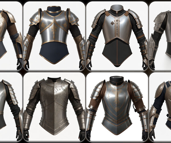 ArtStation - 200 Medieval Armor Reference Pack | 4K | v.5 | Artworks