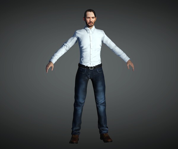 ArtStation - Keanu Reeves/Famous american actor with blendshape and ...