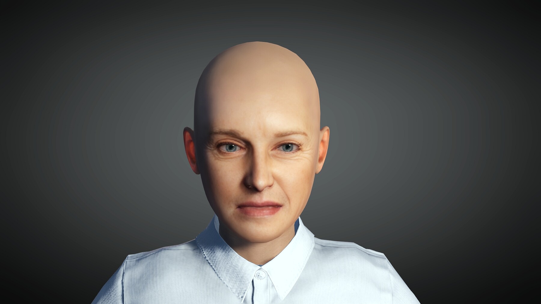 ArtStation - Ellen Degeneres/TV host with blendshape and full cc3 body skeleton | Game Assets