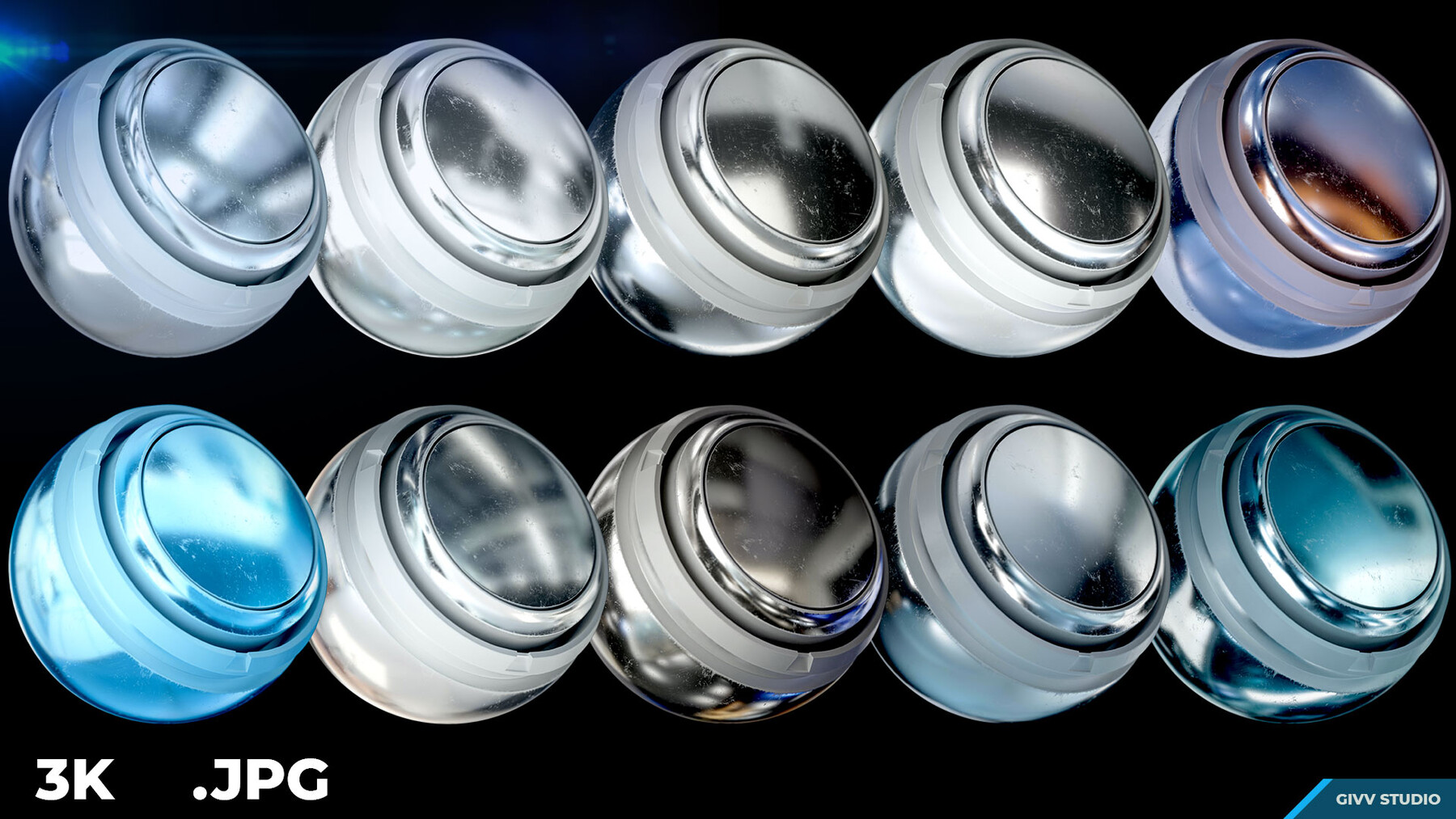 ArtStation - 100 Studio Light HDRI Vol 3 | Resources