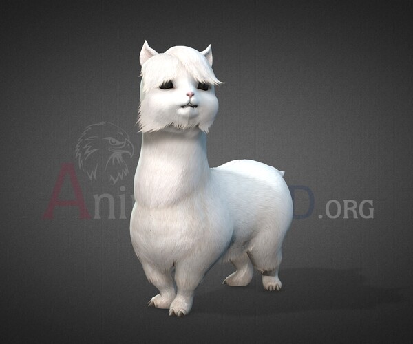 ArtStation - Alpaca-1-LeftRight | Game Assets