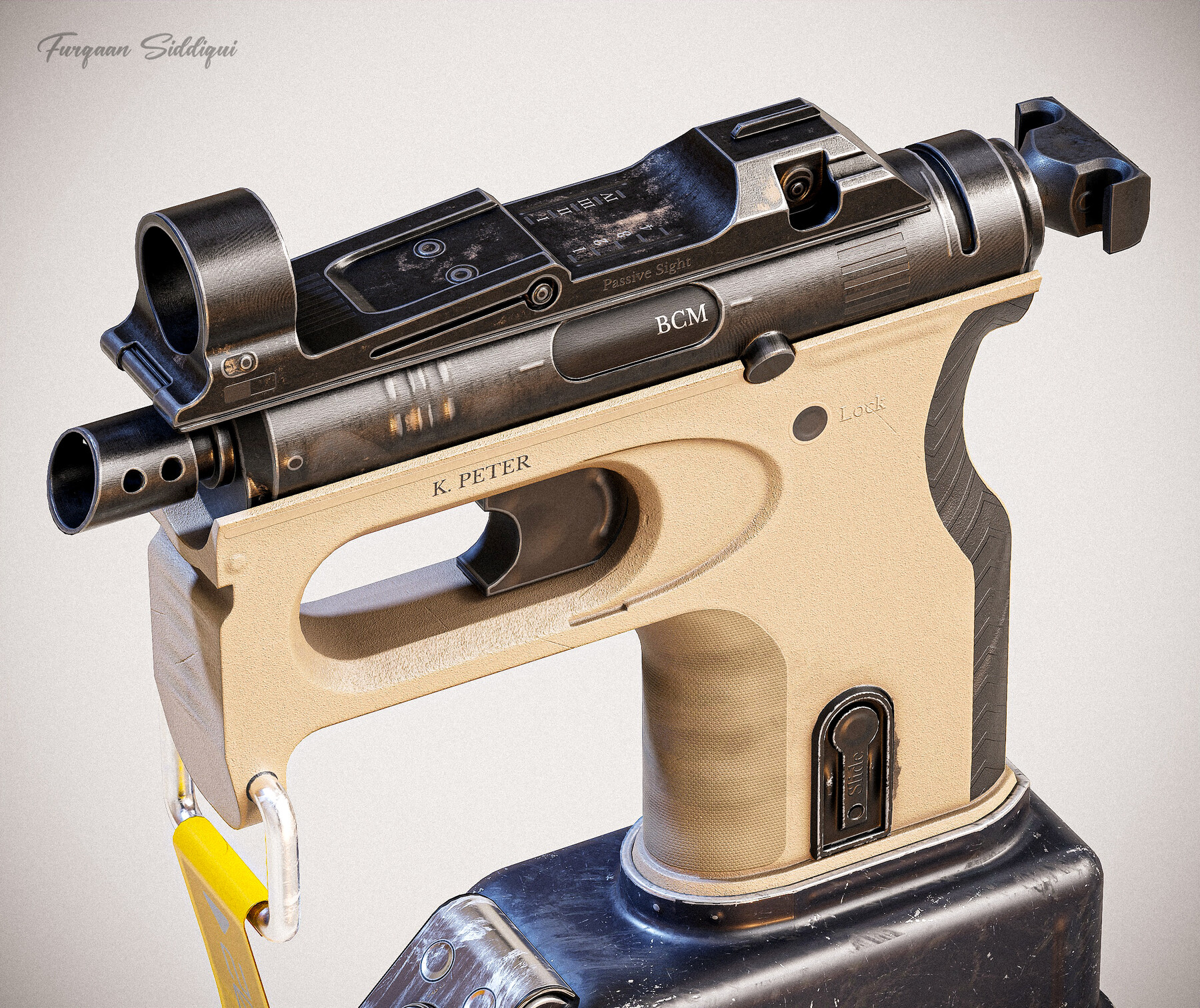 ArtStation - Sci-fi SMG K. Peter | Game Assets