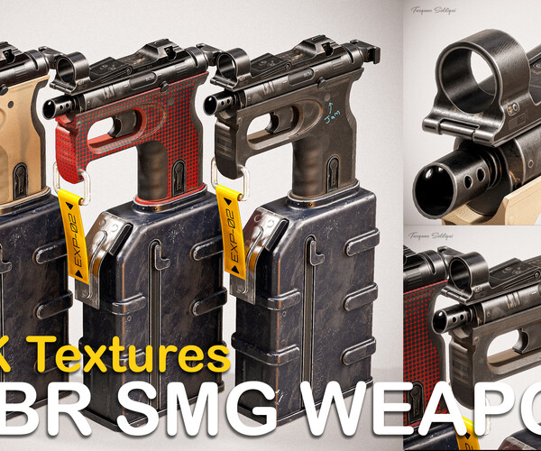 ArtStation - Sci-fi SMG K. Peter | Game Assets