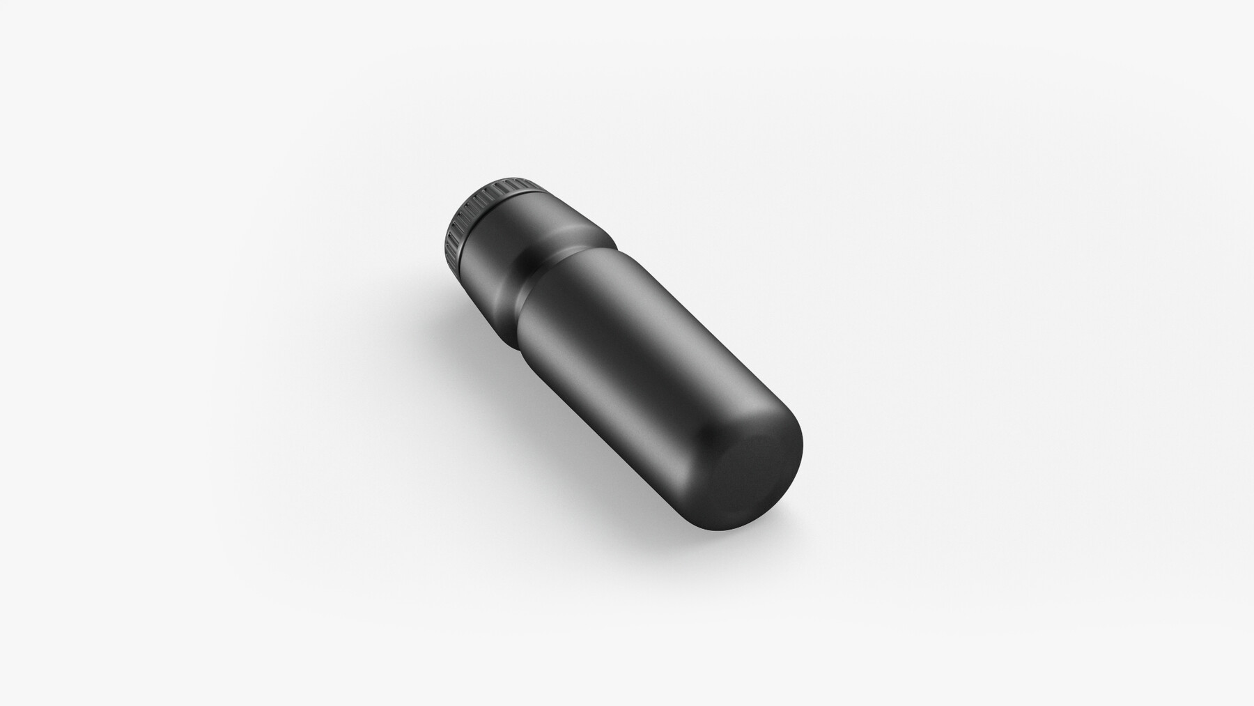 ArtStation - Black Plastic Sport Bottle - water botle with cap | Resources