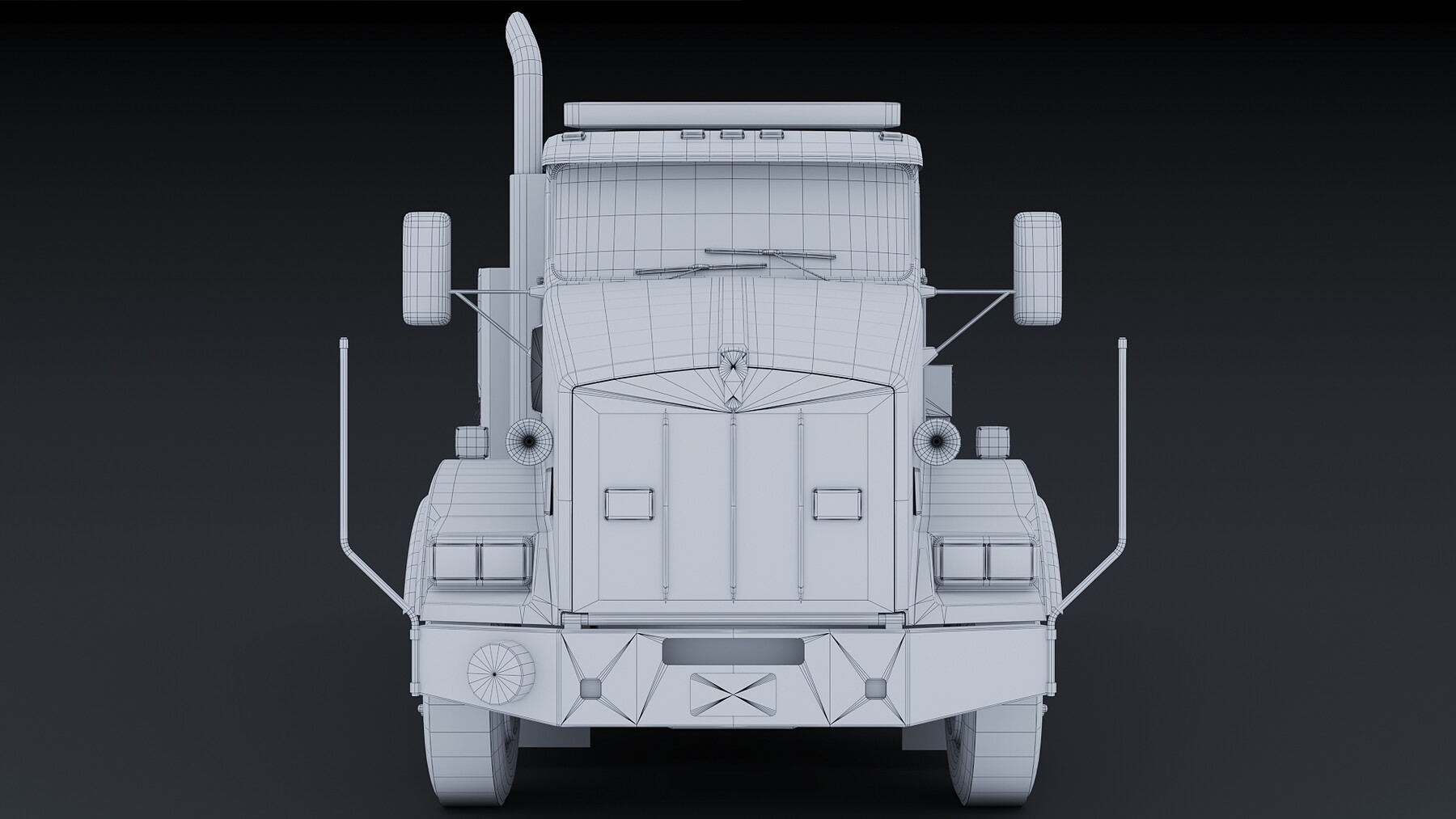 ArtStation - Kenworth T800 Fire tanker truck | Game Assets