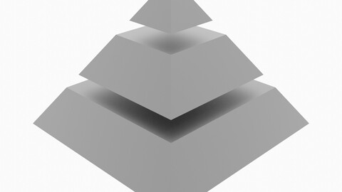 ArtStation - Pyramid Separated into 3 Parts | Game Assets