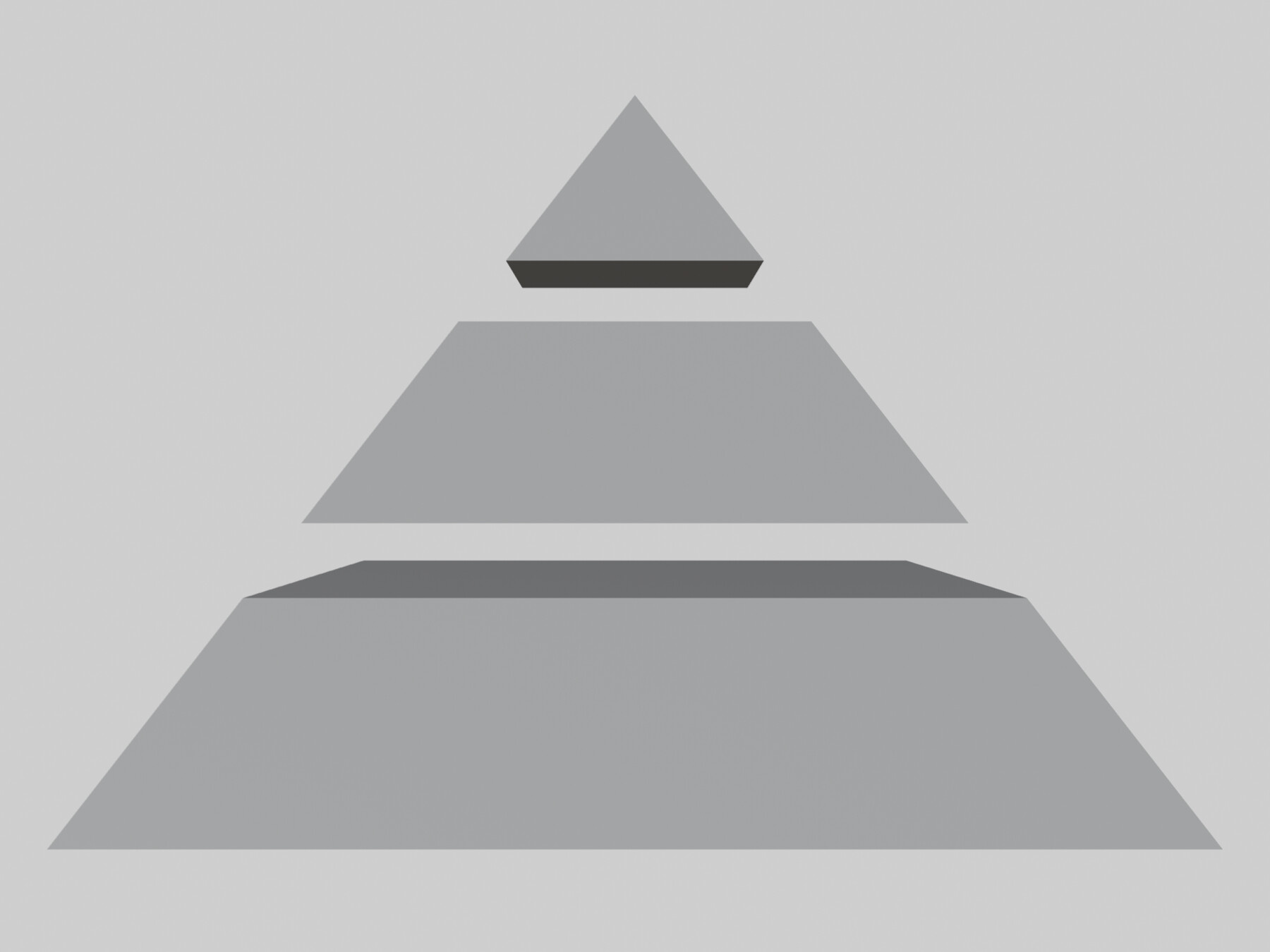 ArtStation - Pyramid Separated into 3 Parts | Game Assets