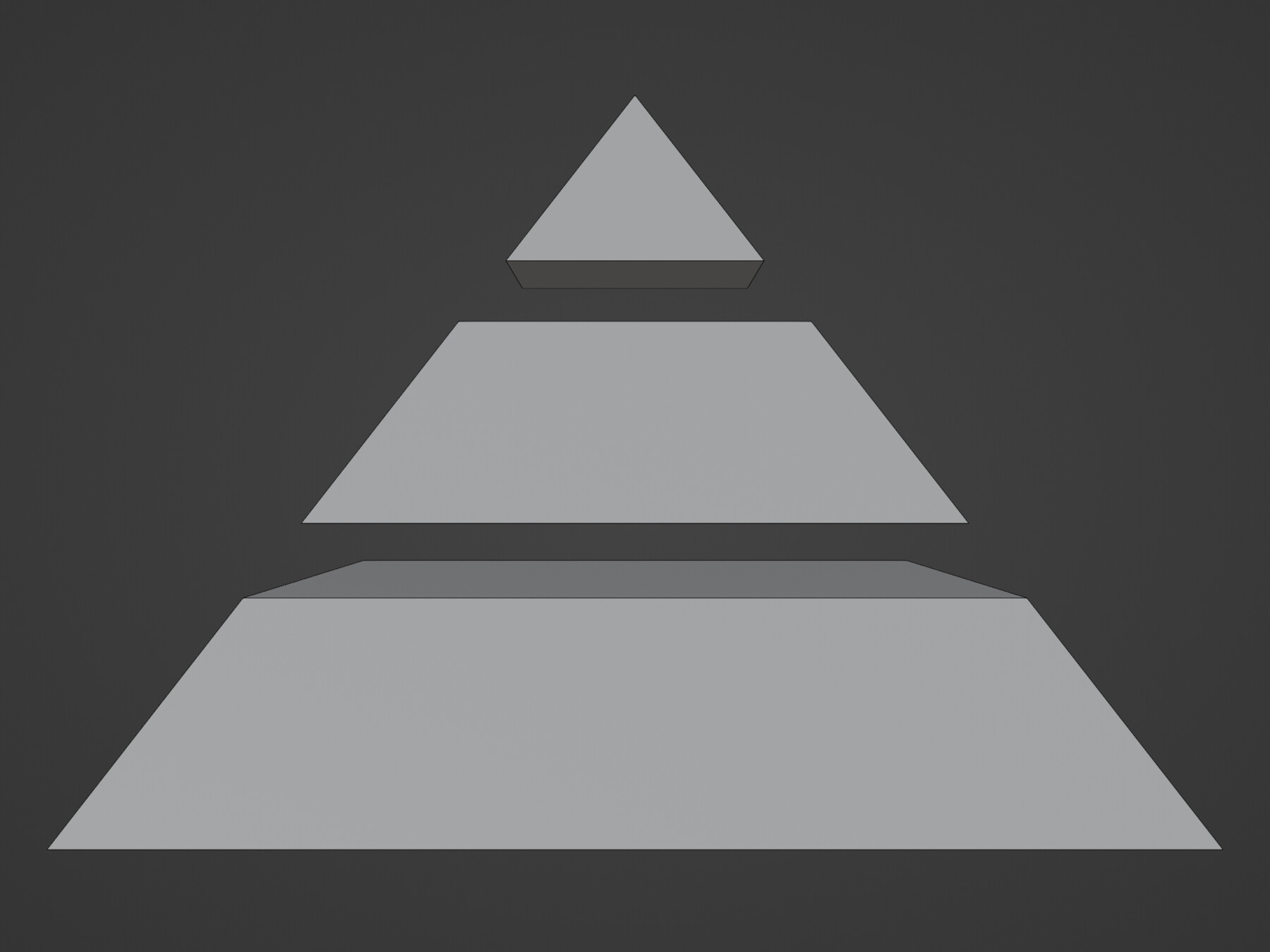 ArtStation - Pyramid Separated into 3 Parts | Game Assets