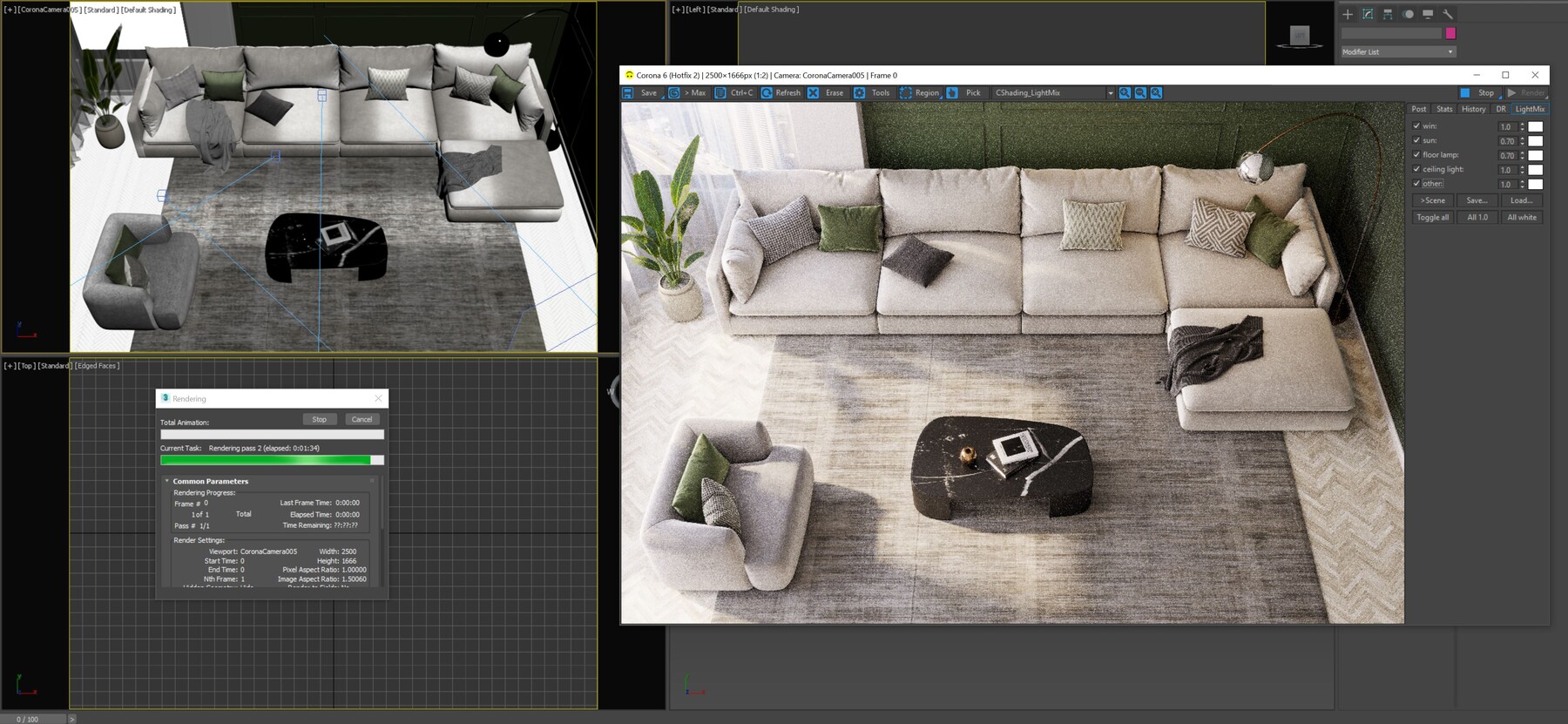 ArtStation - interior livingroom scene 04 | Game Assets