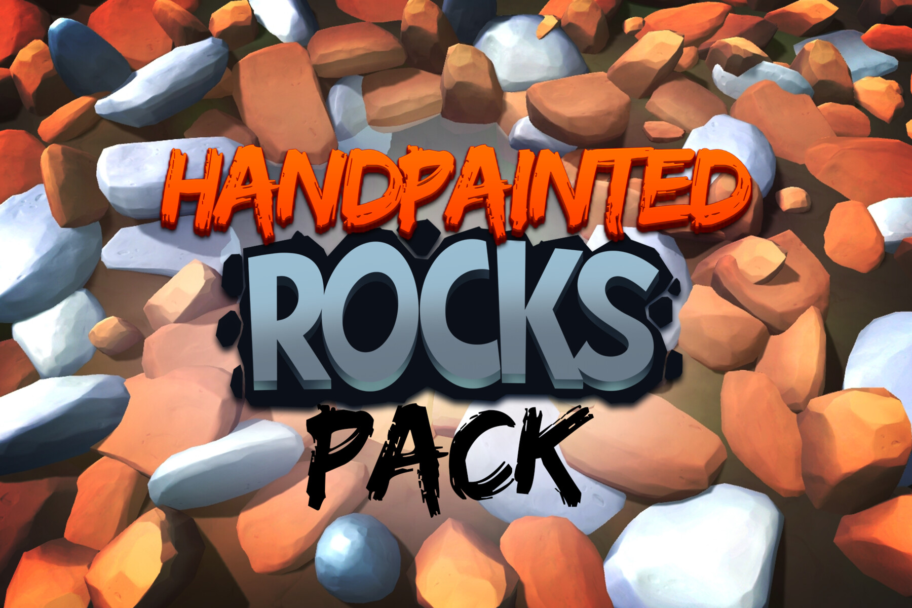 ArtStation - Handpainted Rocks Pack | Game Assets