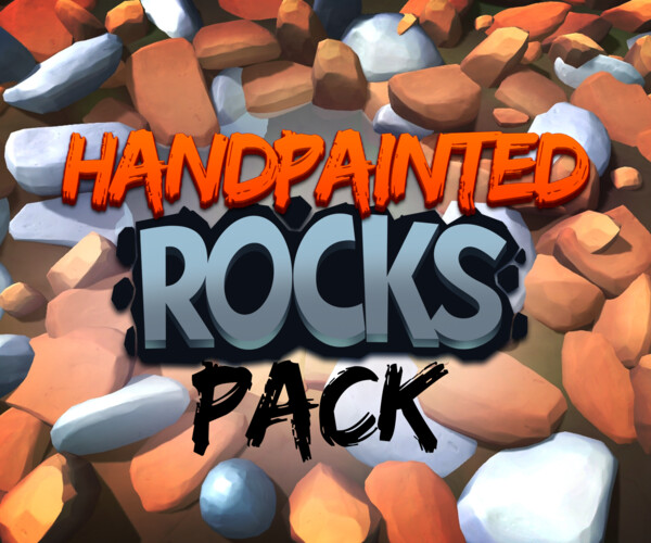 ArtStation - Handpainted Rocks Pack | Game Assets