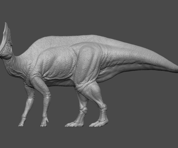 ArtStation - Olorotitan - Dinosaur for 3D Printing | Resources