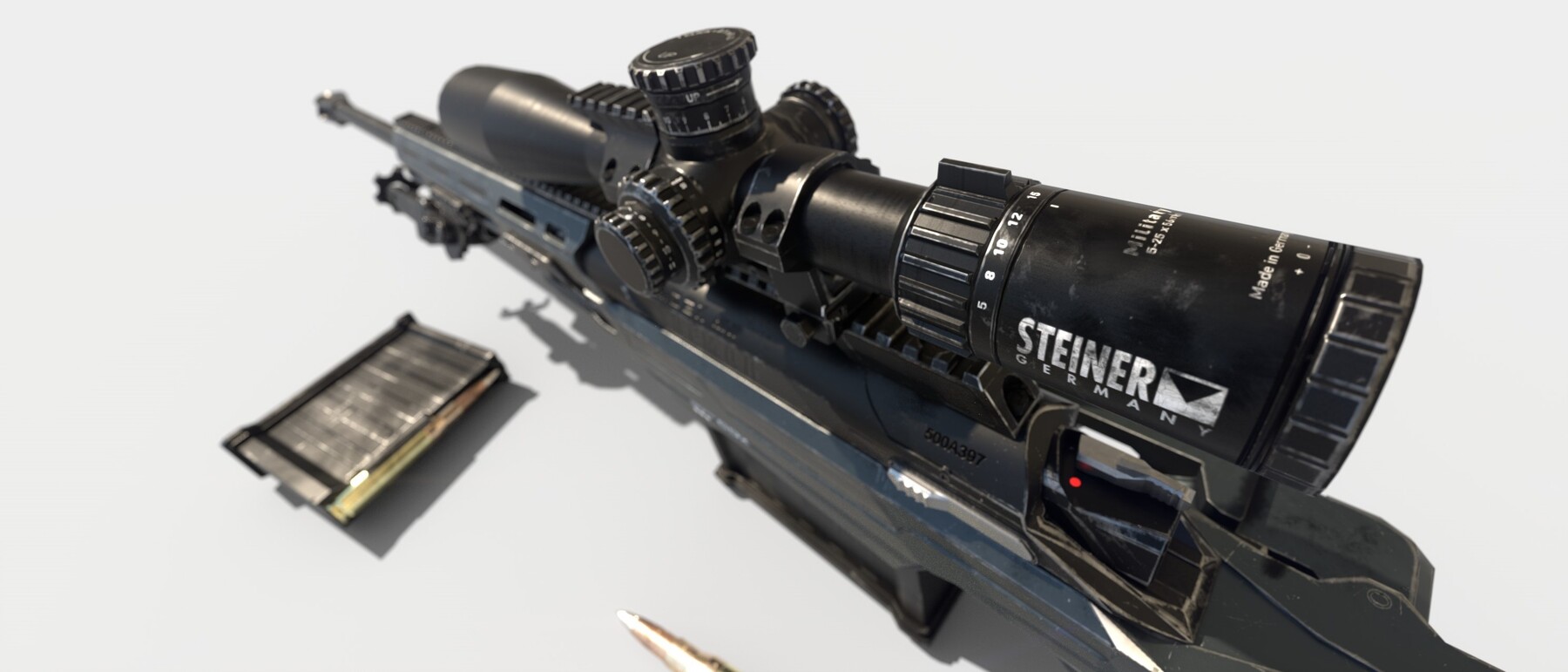 ArtStation - CDX-50 Tremor Sniper Rifle | Game Assets