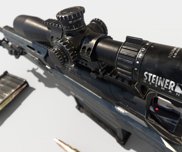 ArtStation - CDX-50 Tremor Sniper Rifle | Game Assets