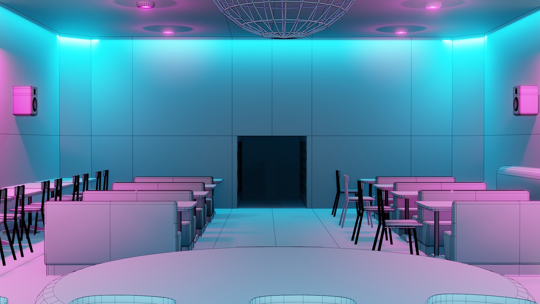 ArtStation - Night Club - Low Poly - Game Ready | Game Assets